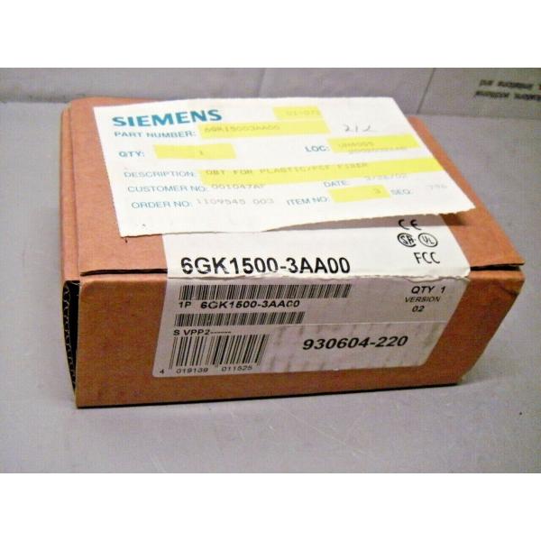 Siemens SGK1500-3AA00 Simatic NET OBT Profibus Optical Bus TerminalSiemens SGK1500-3AA00 SIMATIC NET AUT PROFIBUS光学バスターミナル