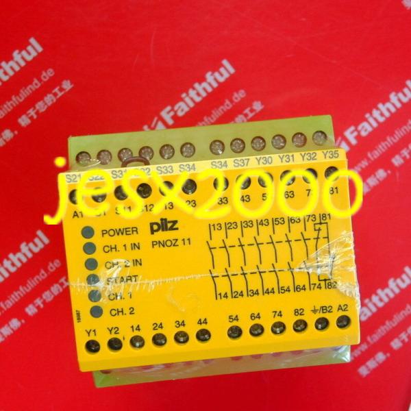 1PC NEW pilz PNOZ 11 24VAC 24VDC 7n/o 1n/c 774080 PLC MODULE #CL1PC New Pilz PNOZ 11 24VAC 24VDC 7N/O 1N/C 774080 PLCモジュ...