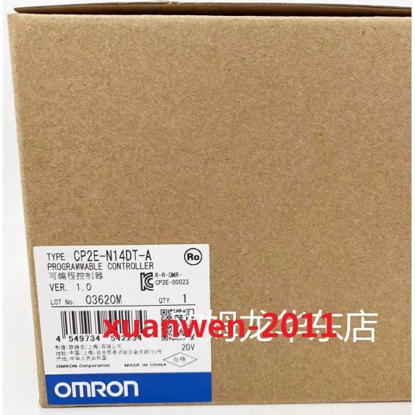 1PC New Omron CP2E-N14DT-A Programmable Controller In Box1PC New Omron CP2E-N14DT-Aプログラム可能なコントローラーボックス内