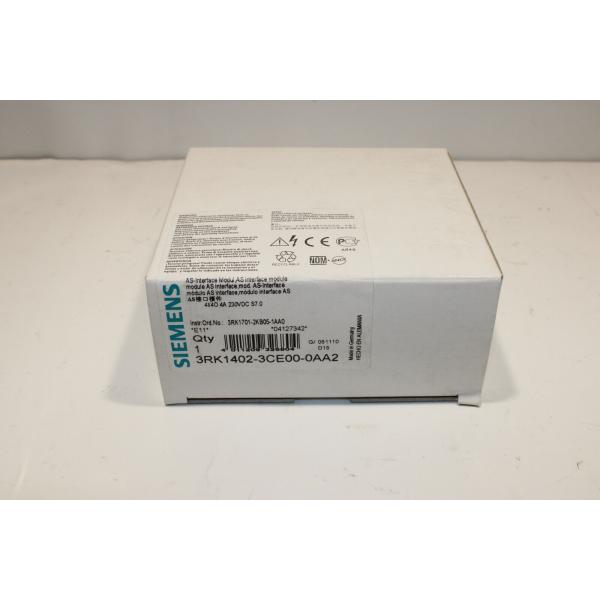 Siemens 3RK1402-3CE00-0AA2 AS Interface Module NEWSiemens 3RK1402-3CE00-0AA2インターフェイスモジュール新しいものとして
