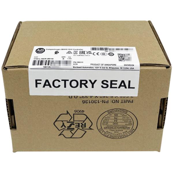 2023 Factory Sealed AB 1769-L16ER-BB1B SER A CompactLogix 384KB DI/O Controller2023ファクトリーシールされたAB 1769-L16ER-BB1B Ser A ...
