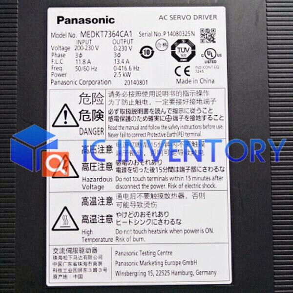1PCS Neu IN BOX Panasonic servo drives MEDKT7364CA1ボックスパナソニックサーボドライブMEDKT7364CA1の1PCS NEU