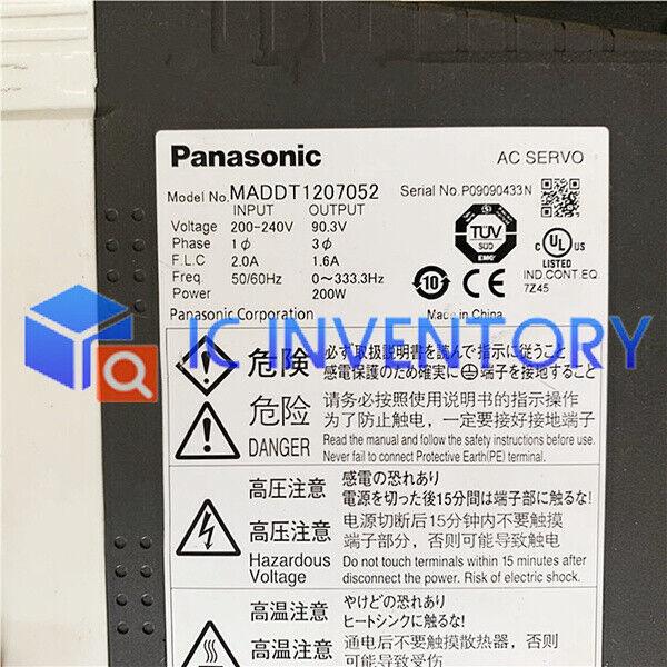 1PCS Neu in box Panasonic servo drives MADDT1207052ボックスパナソニックサーボドライブMADDT1207052の1PCS neu