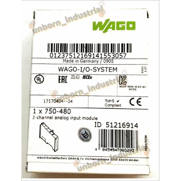 WAGO 750-480 Buscoupler DeviceNet Module PLC Adapter @ 750-480WAGO 750-480 Buscoupler Devicenet Module PLC Adapter @ 750...