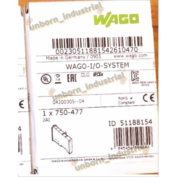 NEW WAGO 750-477 Buscoupler DeviceNet Module PLC Adapter  / 750-477新しいWAGO 750-477 Buscoupler Devicenet Module PLC Adapt...