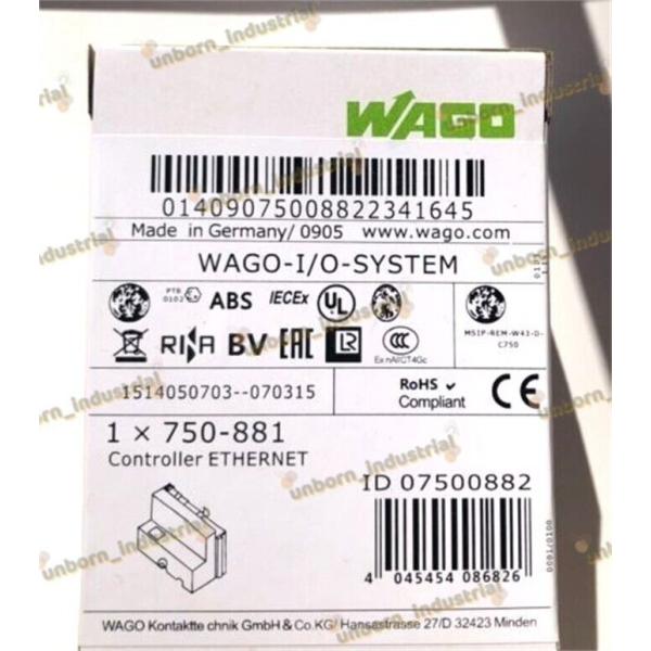 WAGO 750-881 750881 Ethernet Controller PLC Module | 750-881WAGO 750-881 750881イーサネットコントローラーPLCモジュール| 750-881