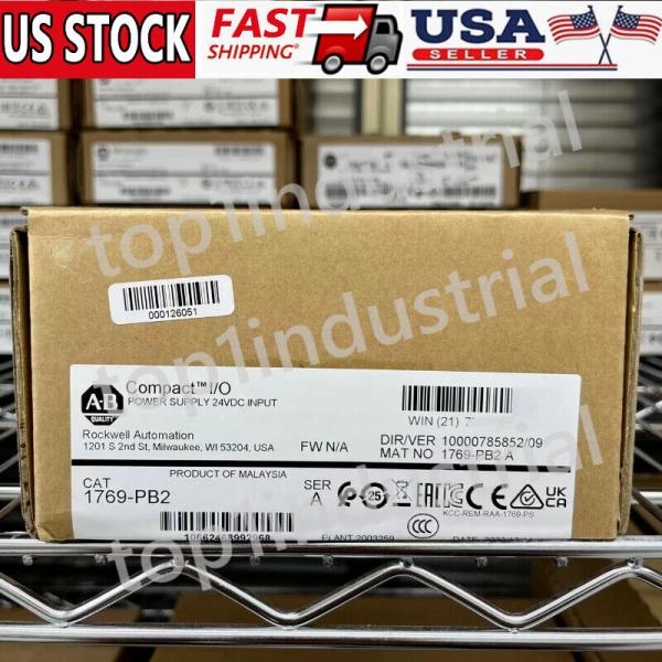 New Factory Sealed AB 1769-PB2 / A CompactLogix DC 2A/0.8A Power Supply 1769PB2新しい工場密閉AB 1769-PB2 / A CompactLogix DC 2A...