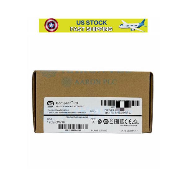 2020-2022 New Allen Bradley 1769-OW16 CompactLogix Relay Output Module2020-2022 New Allen Bradley 1769-OW16 CompactLogix...