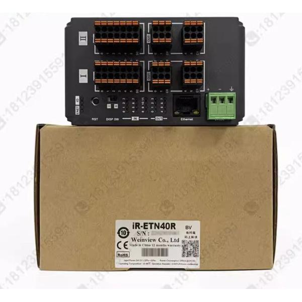 WEINVIEW Ethernet I/O module iR-ETN40R supports Modbus TCP/IP and EtherNet/IPweinviewイーサネットI/OモジュールIR-ETN40RはMODBUS TCP/...