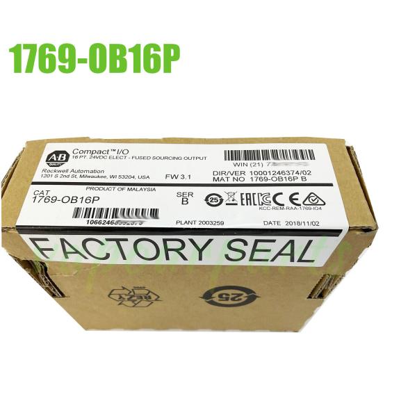 1769-OB16P AB SER B CompactLogix 16 Pt D/O Module 1769OB16P New Factory Sealed1769-OB16P AB SER B CompactLogix 16 PT D/O...