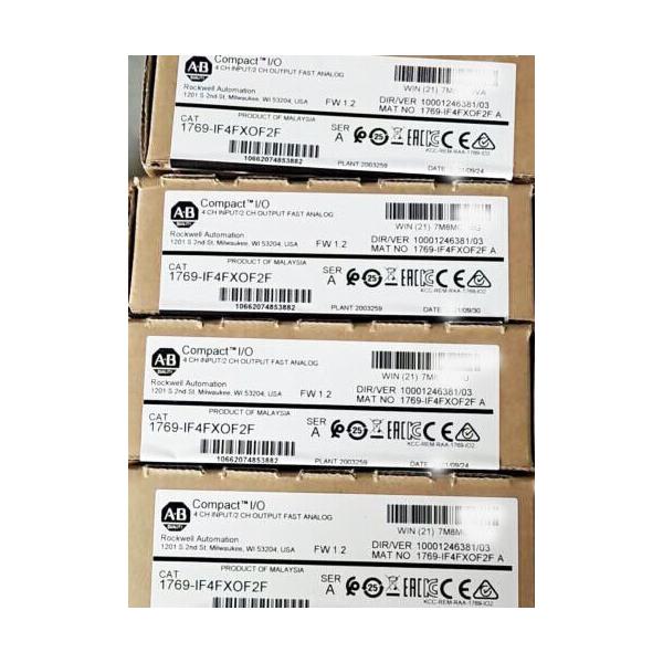 Allen Bradley1769-IF4FXOF2F /A CompactLogix High Speed I/O Moudle 1769IF4FXOF2FAllen Bradley1769-IF4FXOF2F /A CompactLog...