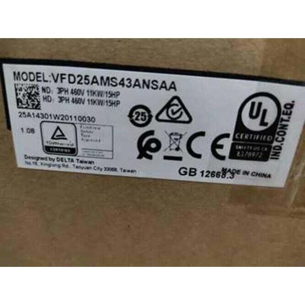 1PC New  Delta Frequency converter VFD25AMS43ANSAA1PCニューデルタ周波数コンバーターVFD25AMS43ANSAA