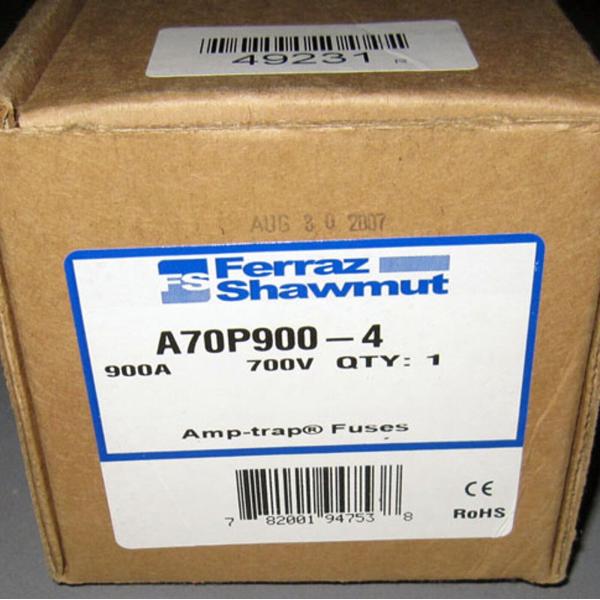 NEW FERRAZ SHAWMUT A70P900-4 AMP-TRAP Mersen Fuse新しいFerraz Shawmut A70P900-4 AMP-TRAP MERSEN FUSE