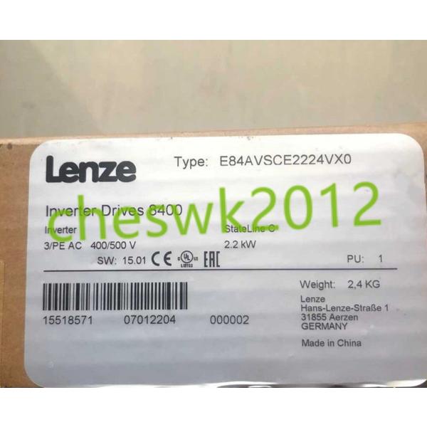 1 PCS New Lenze 8400 inverter E84AVSCE2224VX0 three-phase 2.2KW1 PCS NEW LENZE 8400 INVERTER E84AVSCE2224VX0 3フェーズ2.2KW