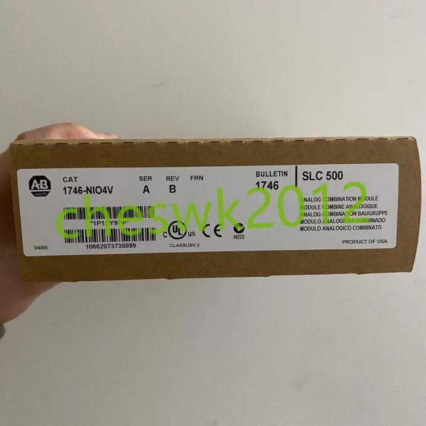 1PCS New AB analog input and output PLC module 1746-NIO4V1PCS新しいABアナログ入力と出力PLCモジュール1746-NIO4V