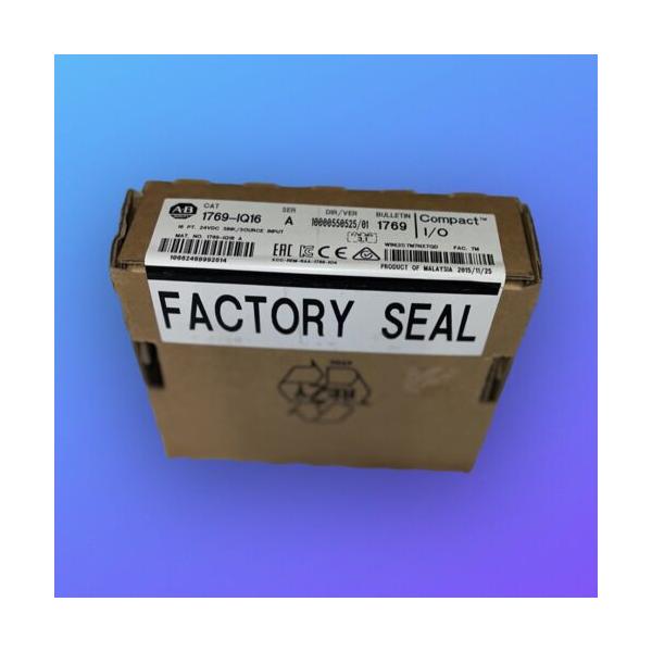 Factory Sealed. Allen-Bradley 1769-IQ16 CompactLogix DC Input Module未開封。 Allen-Bradley 1769-IQ16 CompactLogix DC入力モジュール