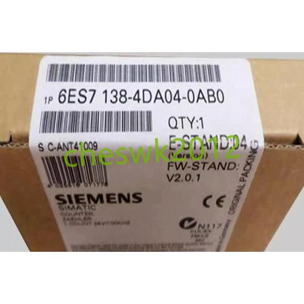 1 PCS New Siemens ET200S counter module 6ES7 138-4DA04-0AB01 PCS New Siemens ET200Sカウンターモジュール6ES7 138-4DA04-0AB0
