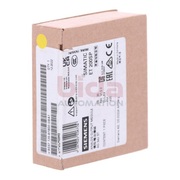 Siemens 6ES7135-6FB00-0BA1 Ausgangsmodul / Output ModuleSiemens 6ES7135-6FB00-0BA1 ausgangsmodul /出力モジュール