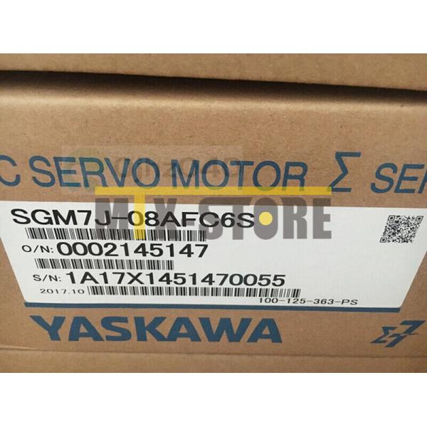 1pcs New YASKAWA servo motor SGM7J-08AFC6S1PCS NEW YASKAWA SERVO MOTOR SGM7J-08AFC6S