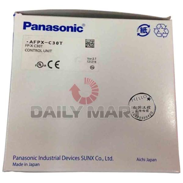 New PANASONIC AFPX-C30T PLC High Speed Programmable Logic Controller 100-240VAC新しいパナソニックAFPX-C30T PLC高速プログラマブルロジックコントローラ...