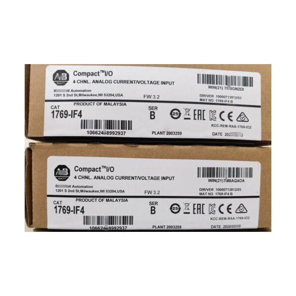 Allen-Bradley 1769-IF4 CompactLogix 4CH Analog Input Module 1769IF4 SealedAllen-Bradley 1769-IF4 CompactLogix 4CHアナログ入力モ...