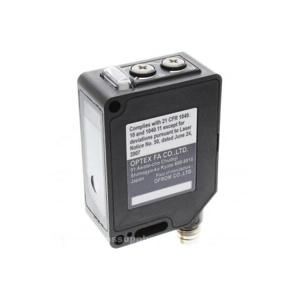 Optex TOF-L450DCP 4.5 Meter Range BGS Laser 2 PNP Outputs M8  MFGDOptex TOF-L450DCP 4.5メートル範囲BGSレーザー2 PNP出力M8 MFGD