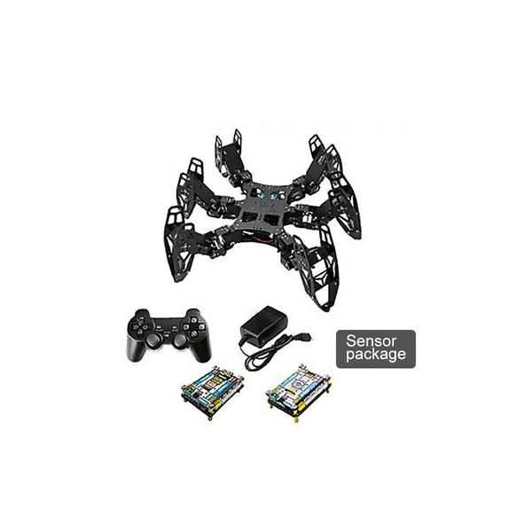 6 Legs Programming Development Robot 3DOF Hexapod Bionic Spider Robot w/ Sensor6脚プログラミング開発ロボット3DOFヘキサポッドバイオニックスパイダーロボット付...