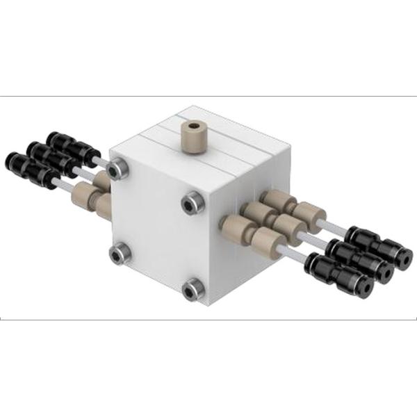 1pcs H type exchangeable membrane flow electrolysis cell1PCS Hタイプ交換可能な膜流流分解セル