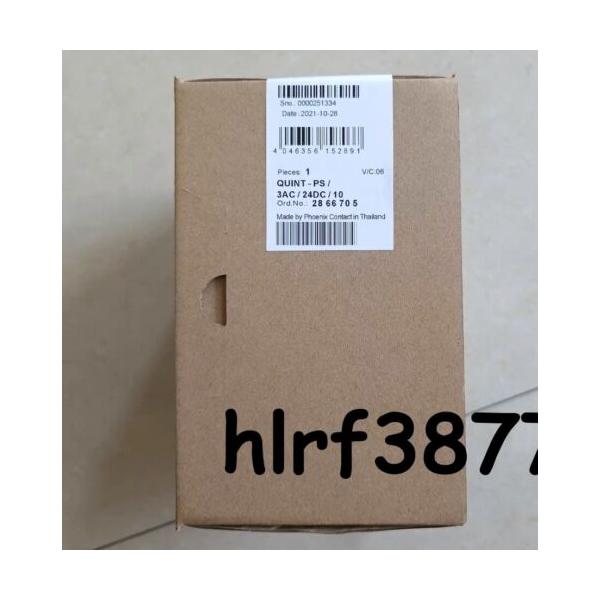 New  Power Supply QUINT-PS/3AC/24DC/10 2866705 Free新しい電源Quint-PS/3AC/24DC/10 2866705無料
