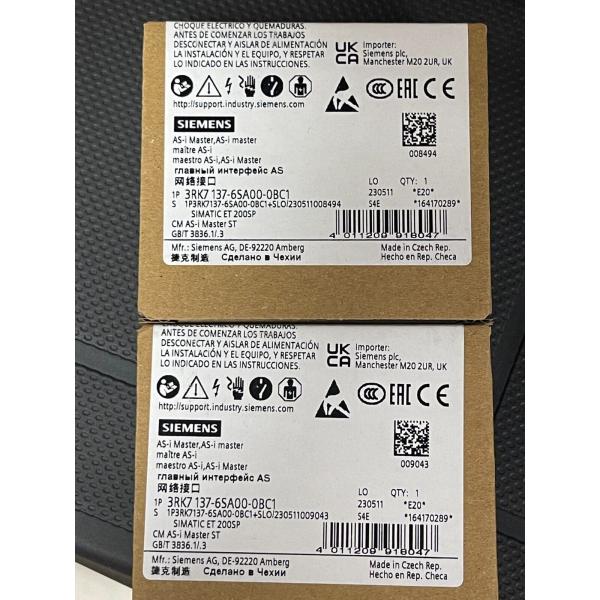 3RK7137-6SA00-0BC1 SIMATIC ET 200SP communication module CM AS-Interface Master3RK7137-6SA00-0BC1 SIMATIC ET 200SP通信モジュー...