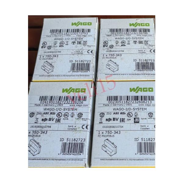 1PC NEW WAGO BUSCOUPLER PROFIBUS 750-3431PC新しいWago Buscoupler Profibus 750-343