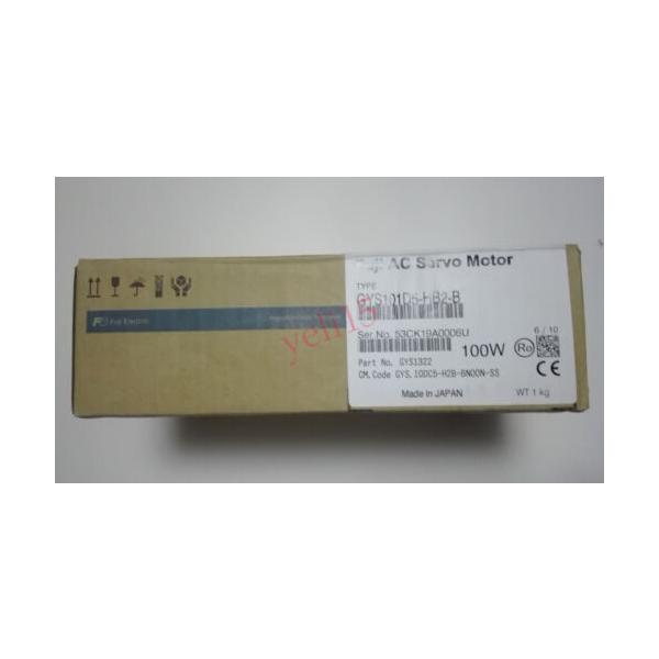 1PC NEW FUJI AC SERVO MOTOR GYS101D5-HB2-B GYS101D5HB2B1PC New Fuji ACサーボモーターGYS101D5-HB2-B GYS101D5HB2B