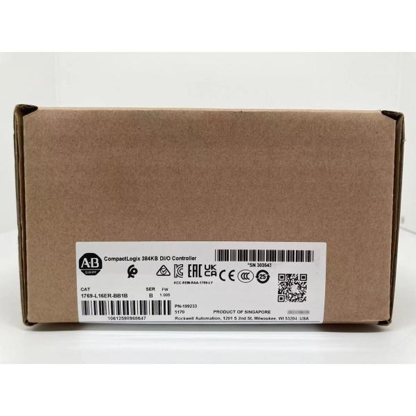 AB 1769-L16ER-BB1B CompactLogix 384KB DI/O Controller 1769-L16ERBB1B USAB 1769-L16ER-BB1B CompactLogix 384KB DI/Oコントローラー...