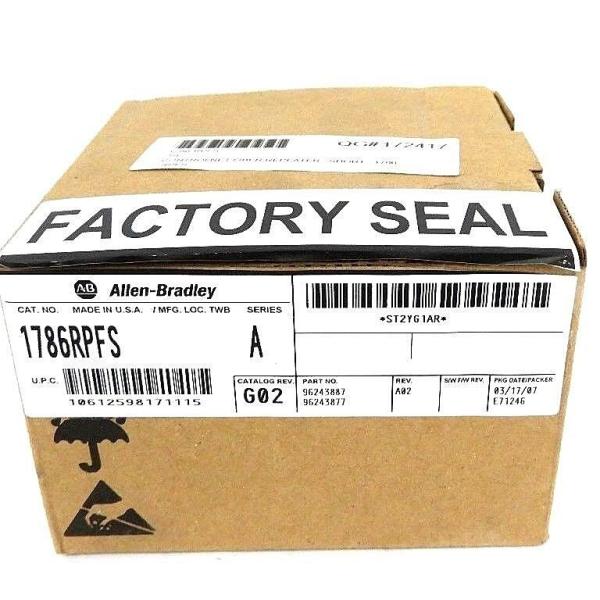 NIB ALLEN BRADLEY 1786-RPFS CONTROLNET FIBER REPEATER - SHORT SER. A, REV. G02nib Allen Bradley 1786 -RPFSコントロールネットファイバー...