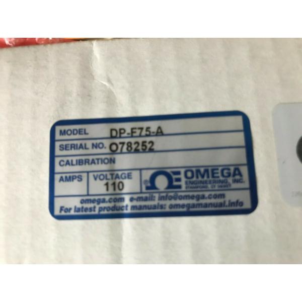 OMEGA DP-F75-A FREQUENCY INPUT RATEMETER/TOTALIZER 110VAC REMOTE OR FRONT PANELオメガDP-F75-A周波数入力ラテメーター/Totalizer110VACリモー...