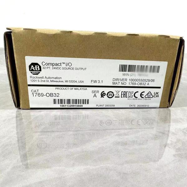 New Sealed AB 1769-OB32 CompactLogix 32 Pt 24VDC Digital Output Module 1769OB32新しいシールされたAB 1769-OB32 CompactLogix 32 PT ...
