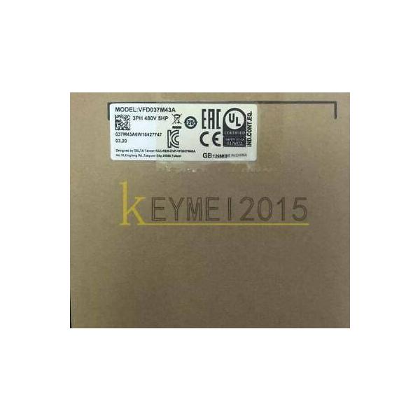 1PCS Delta Frequency Converter VFD037M43A 3.7KW 380V NEW1PCSデルタ周波数コンバーターVFD037M43A 3.7KW 380V新規