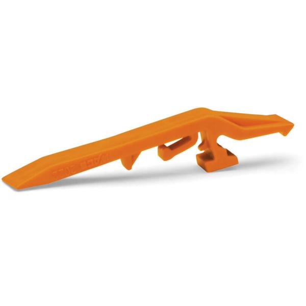 Locking lever; can be snapped on 1-conductor female plugs - Wago (2022 X-COM S series) - 1-pole (1P) - Orange color - co...
