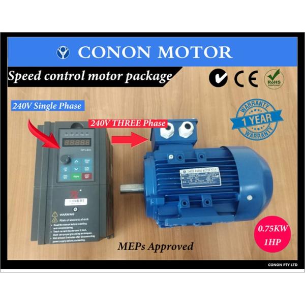 Single Phase varaible frequency drive with Electric motor speed control package電気モーター速度制御パッケージを備えた単相バイブル周波数駆動