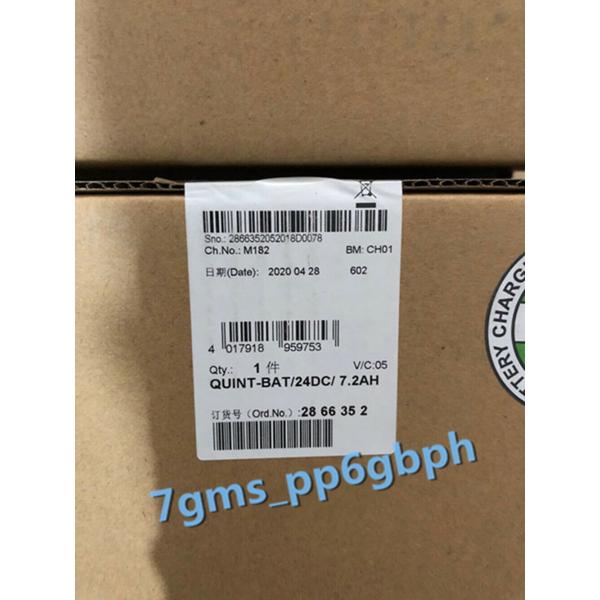 1 PCS NEW Phoenix high-power storage equipment 2866352 QUINT-BAT/24DC/7.2AH1 PCS新しいフェニックス高電力ストレージ機器2866352 Quint-Bat/24d...