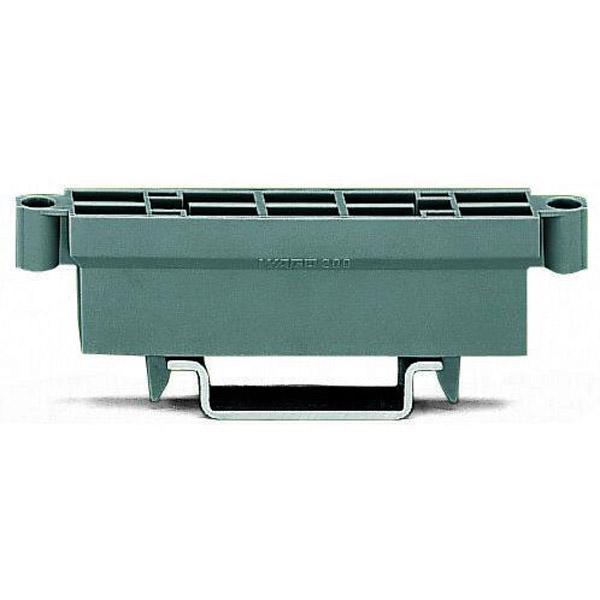 Collective carrier for adjacent jumpers - Wago (209 series) - Gray color - DIN-35 rail mounting - equivalent to 209100