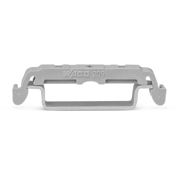 Mounting foot - can be snapped on term. blck. with snap-in mounting foot - for mounting on rly. modules - Wago (209 seri...