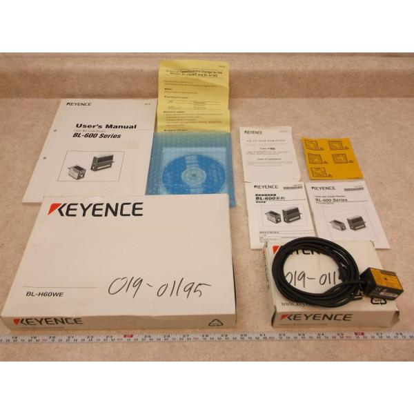 KEYENCE, BL-601HA LASER BARCODE READER, HI RESOLUTION, BL-H60WE SOFTWARE, F0710Keyence、BL-601HAレーザーバーコードリーダー、HI Resoluti...