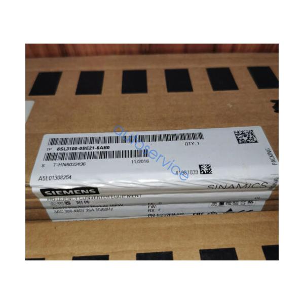 New Siemens 6SL3100-0BE21-6AB0  16KW Active Interface Module新しいSiemens 6SL3100-0BE21-6AB0 16KWアクティブインターフェイスモジュール