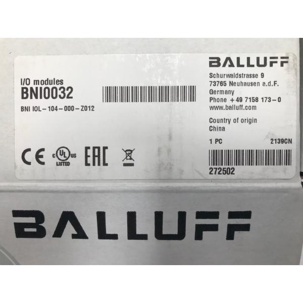 1 Stuck Balluff NETWORK INTERFACE BNI0032 BNI-IOL-104-000-Z012-24VDc 16 Eingange1スタックバラフネットワークインターフェイスBNI0032 BNI-IOL-10...