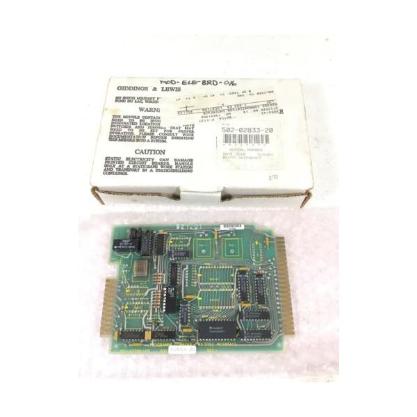 NEW Giddings &amp; Lewis 502-02833-20 RS232C Interface Module; 501-03206-00New Giddings＆Lewis 502-02833-20 RS232Cインターフェイ...