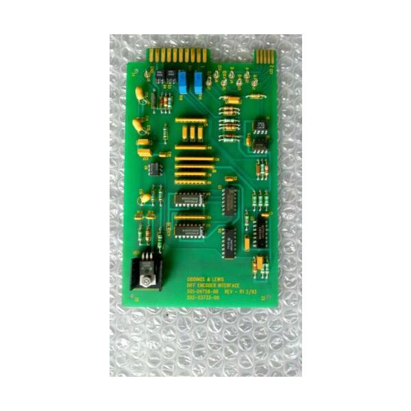 Giddings &amp; Lewis Diff Encoder Interface 501-04758-00Giddings＆Lewis Diffエンコーダーインターフェイス501-04758-00