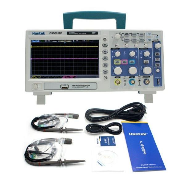 DSO5202P Digital Oscilloscope Portable 200MHz 2 Channels LCD USB OscilloscopesDSO5202Pデジタルオシロスコープポータブル200MHz 2チャンネルLCD U...