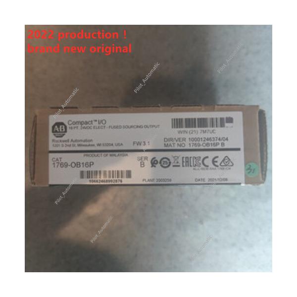 2022 Newest Allen-Bradley 1769-OB16P CompactLogix 16 Pt Prot D/O Module In Stock2022最新のAllen-Bradley 1769-OB16P CompactL...