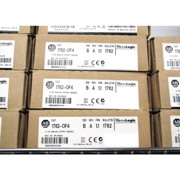 1 PCS Allen-Bradley MicroLogix 1762-OF4 Analog Output Factory Sealed 1762-0F41 PCS Allen-Bradley Micrologix 1762-of4アナログ...